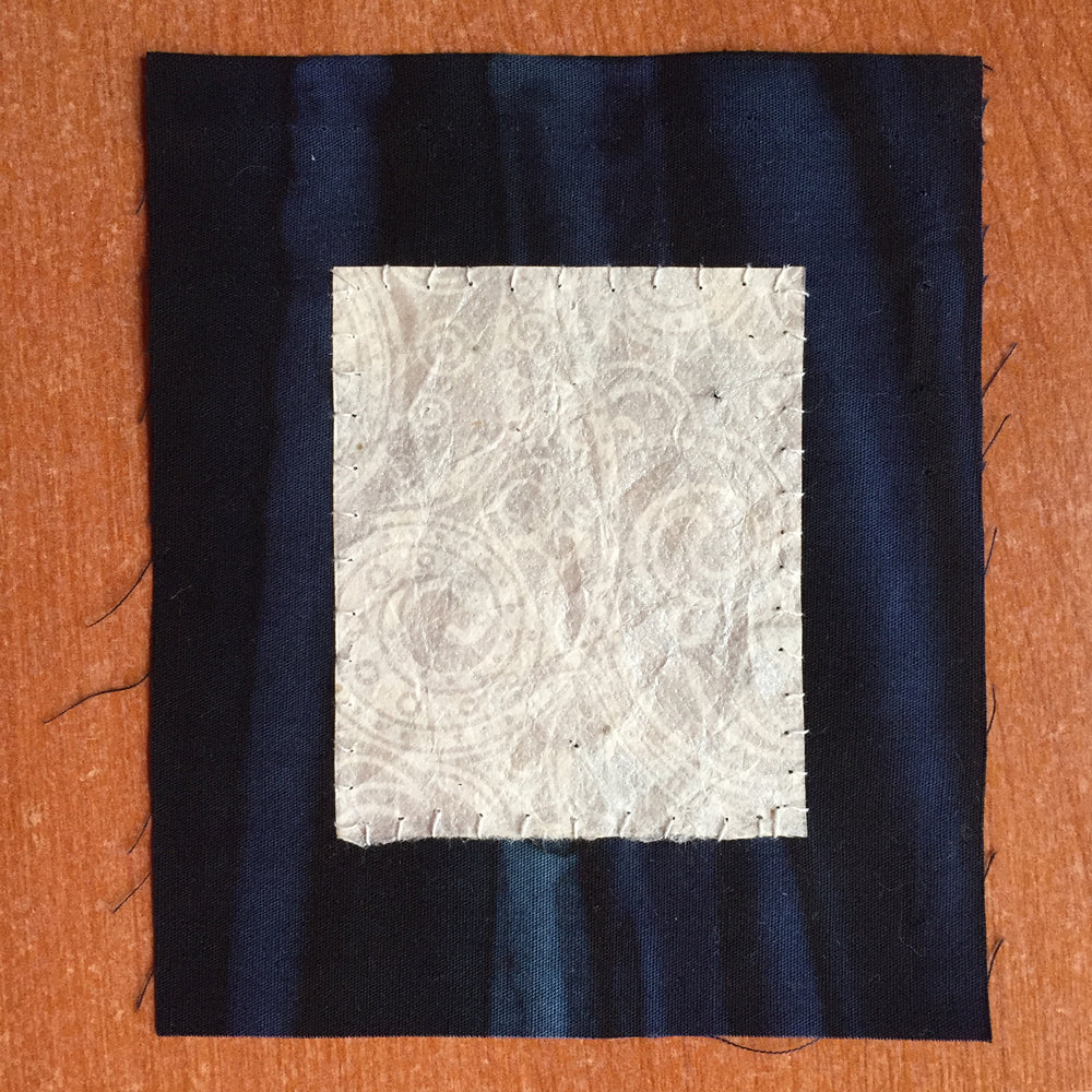 Hand Stitching Paper On Fabric – Sproule Studios